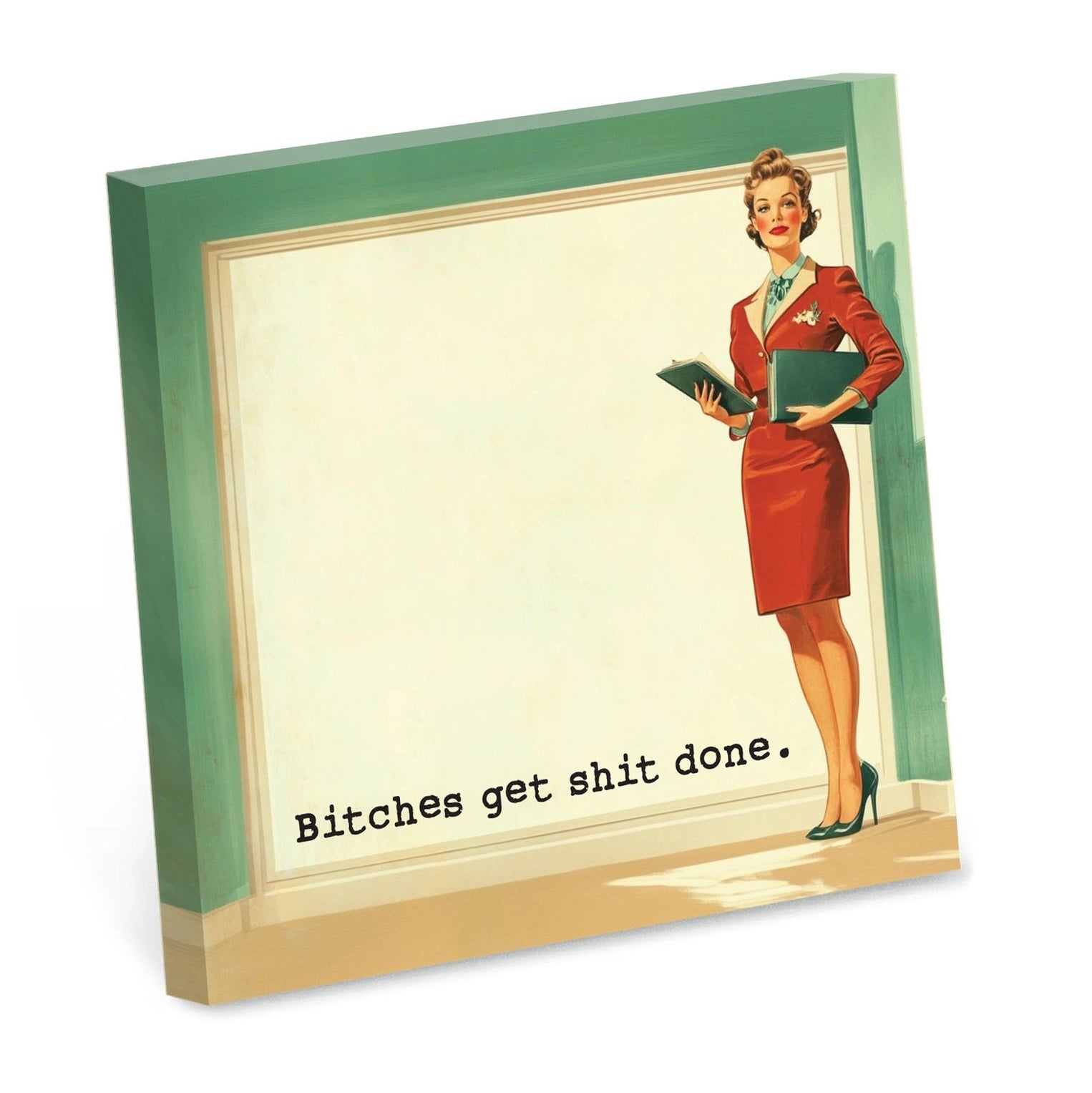Bad Betty Greeting Co - Funny Sticky Notepad – Luster